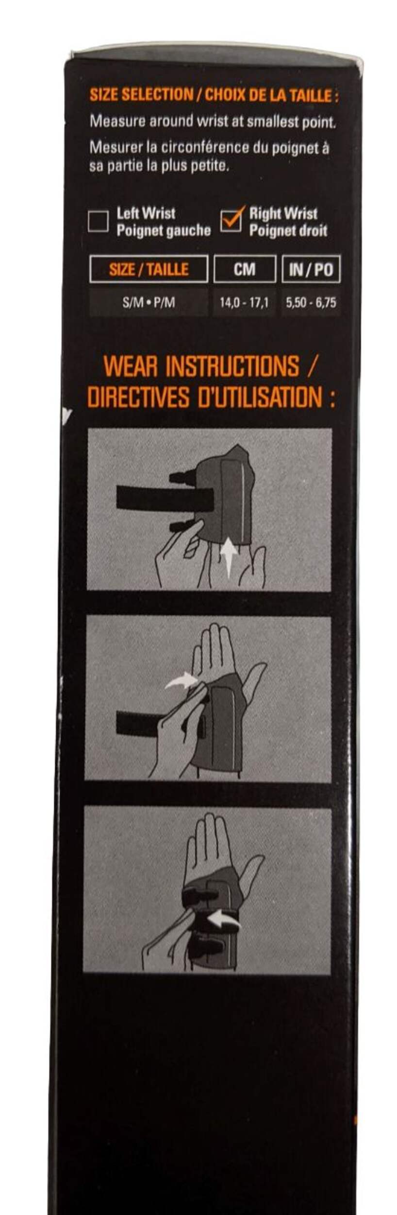 Tensor Sport Deluxe Wrist Brace Right Hand, Assorted Sizes | Canadian Tire