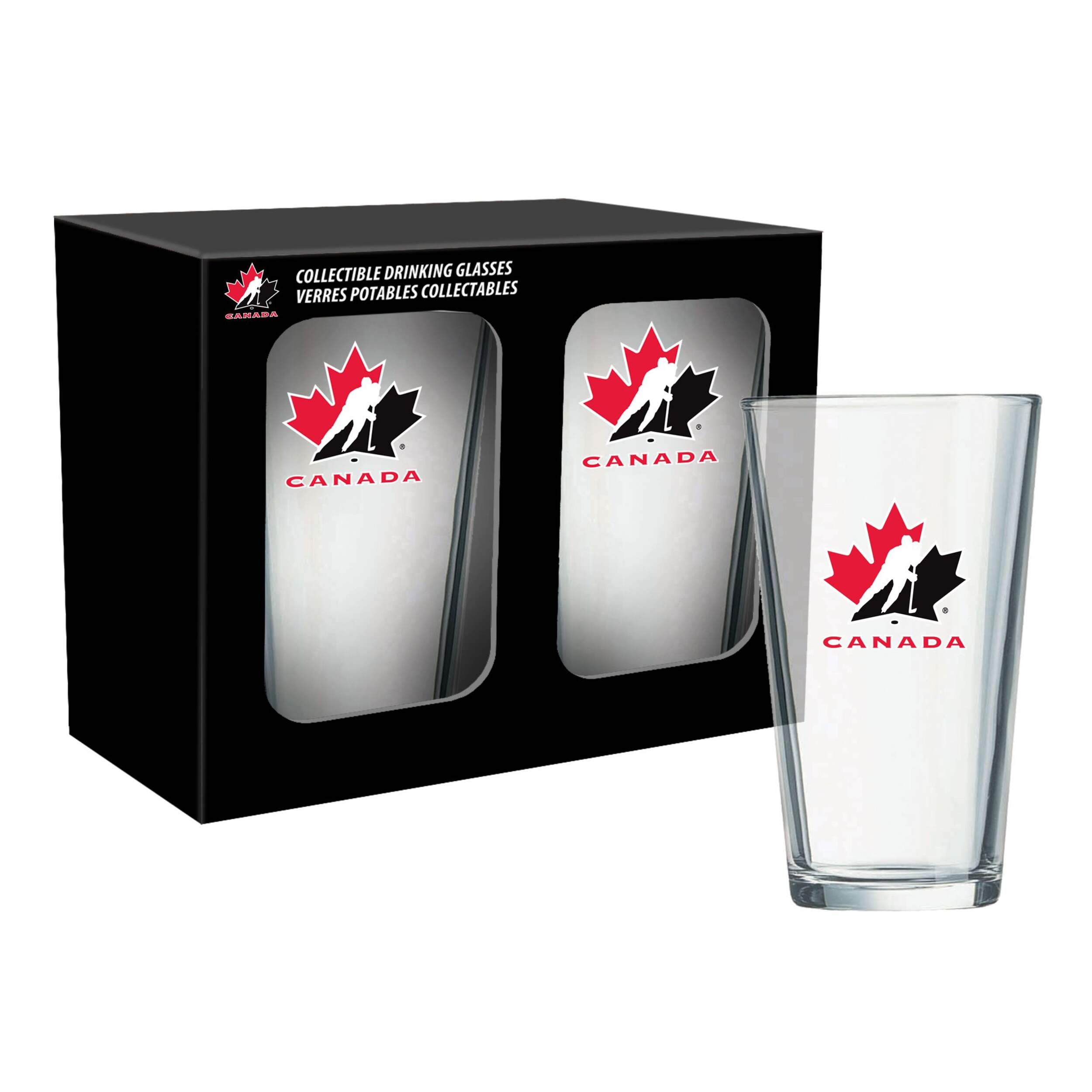Team Canada Hockey Mixing Pint Glass Box Set, 2-pk, 16-oz | Canadian Tire