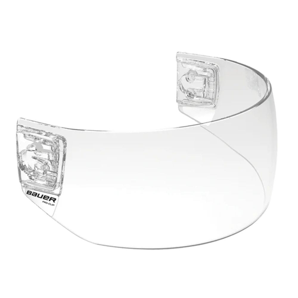 Bauer Pro-Clip Straight Hockey Helmet Visor with Clips, Junior/Senior ...