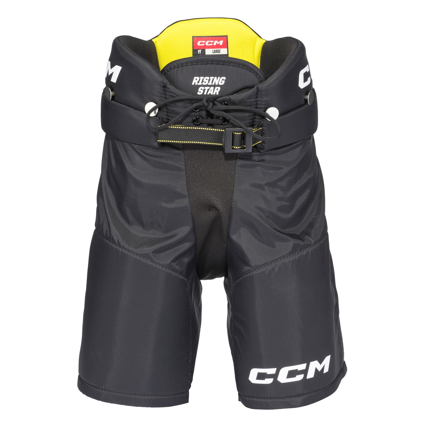 CCM Rising Star Elite Hockey Protective Kit, Youth, Black/White/Yellow ...