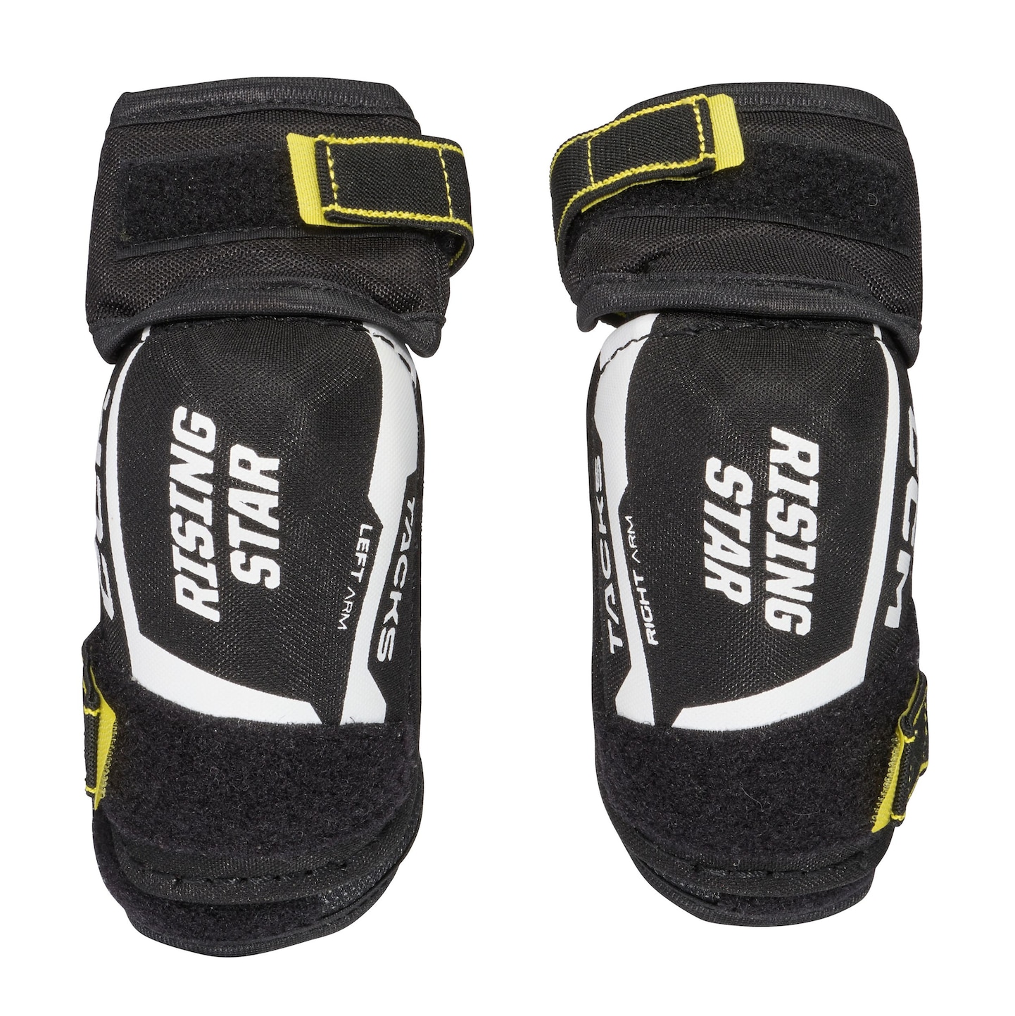 CCM Rising Star Elite Hockey Protective Kit, Youth, Black/White/Yellow ...