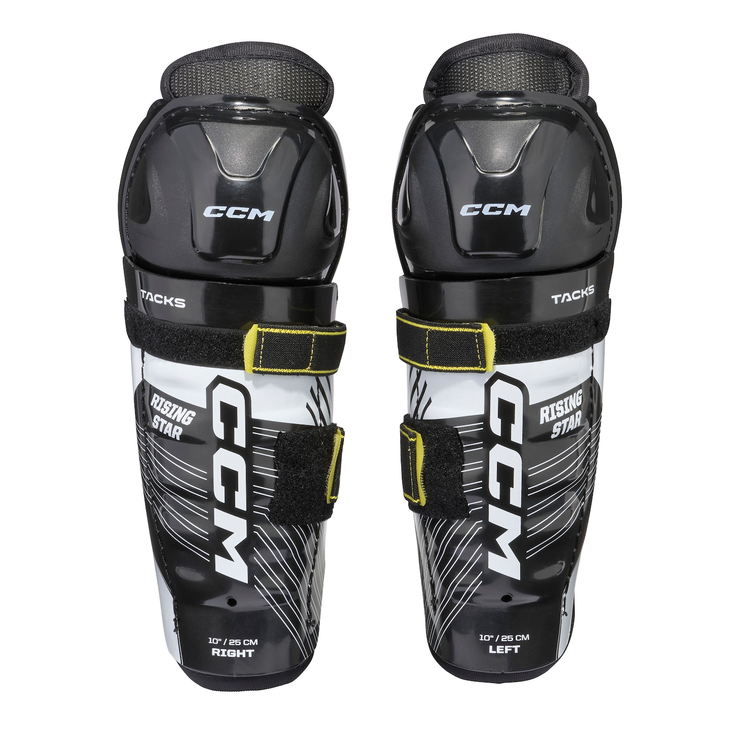 CCM Rising Star Elite Hockey Protective Kit, Youth, Black/White/Yellow, Assorted Sizes ...