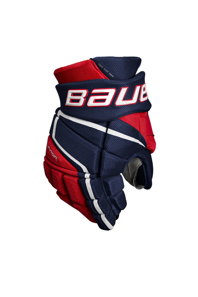 Bauer Vapor 3X Pro Hockey Gloves, Junior, Navy/Red/White | Canadian Tire