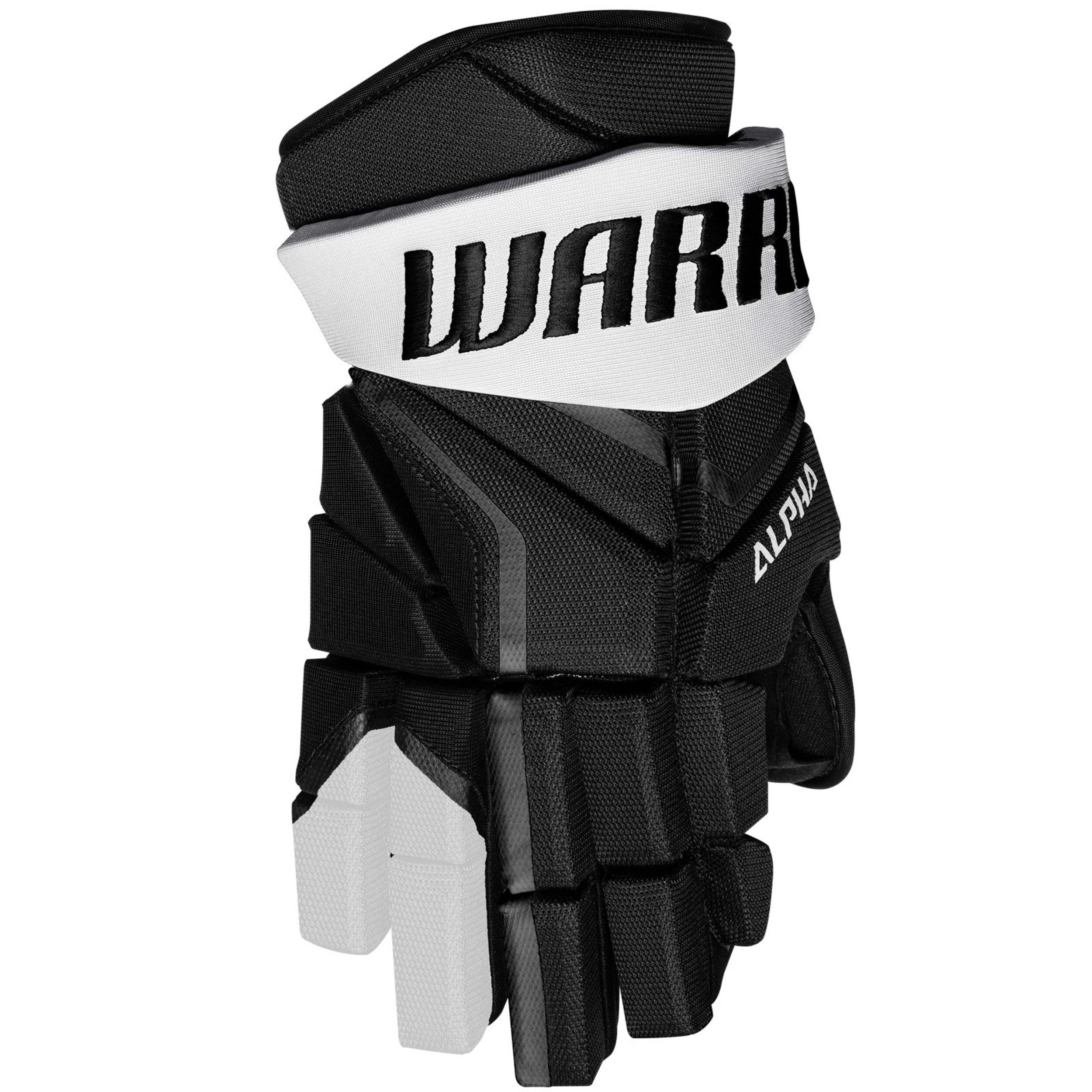 Warrior Alpha LX2 Max Hockey Gloves, Senior, Black/White, Assorted ...
