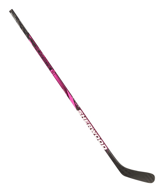 Sherwood PlayRite 3 Composite Hockey Stick, Junior, 45 Flex, Pink ...
