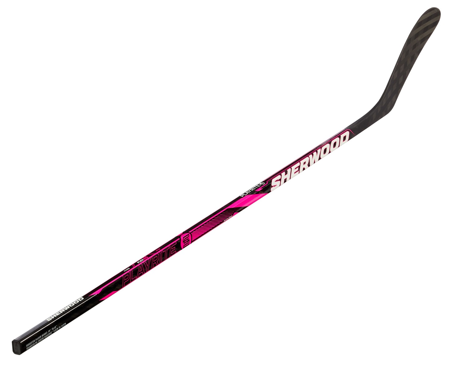 Sherwood PlayRite 3 Composite Hockey Stick, Junior, 45 Flex, Pink ...