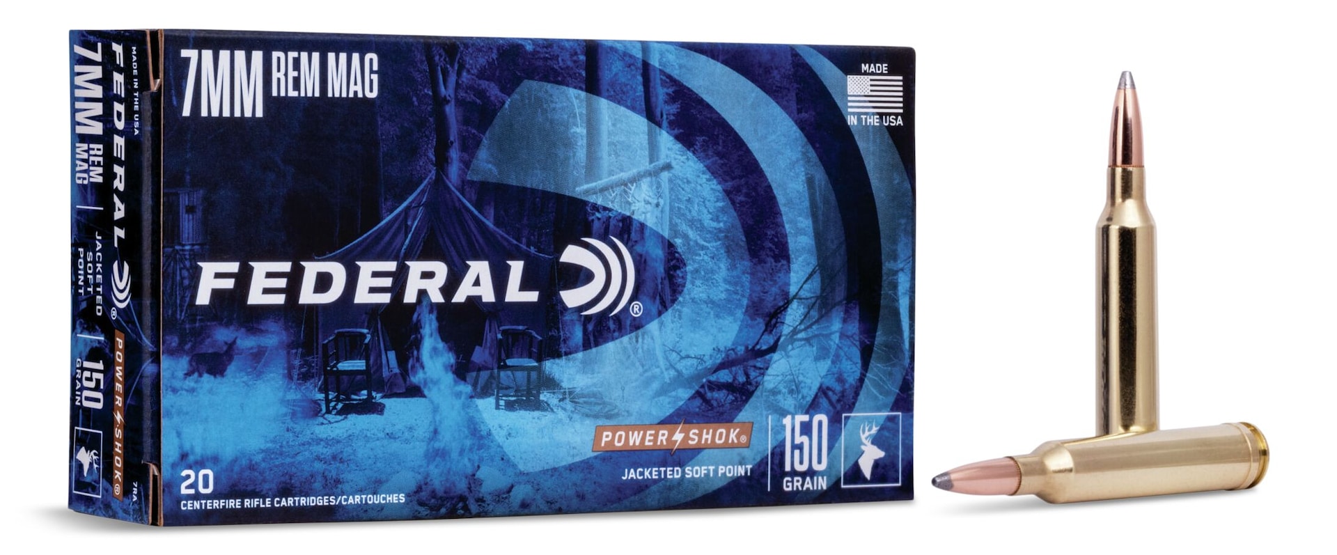 Federal Power-Shok Rifle 7mm Rem Mag 150 Grain | Canadian Tire