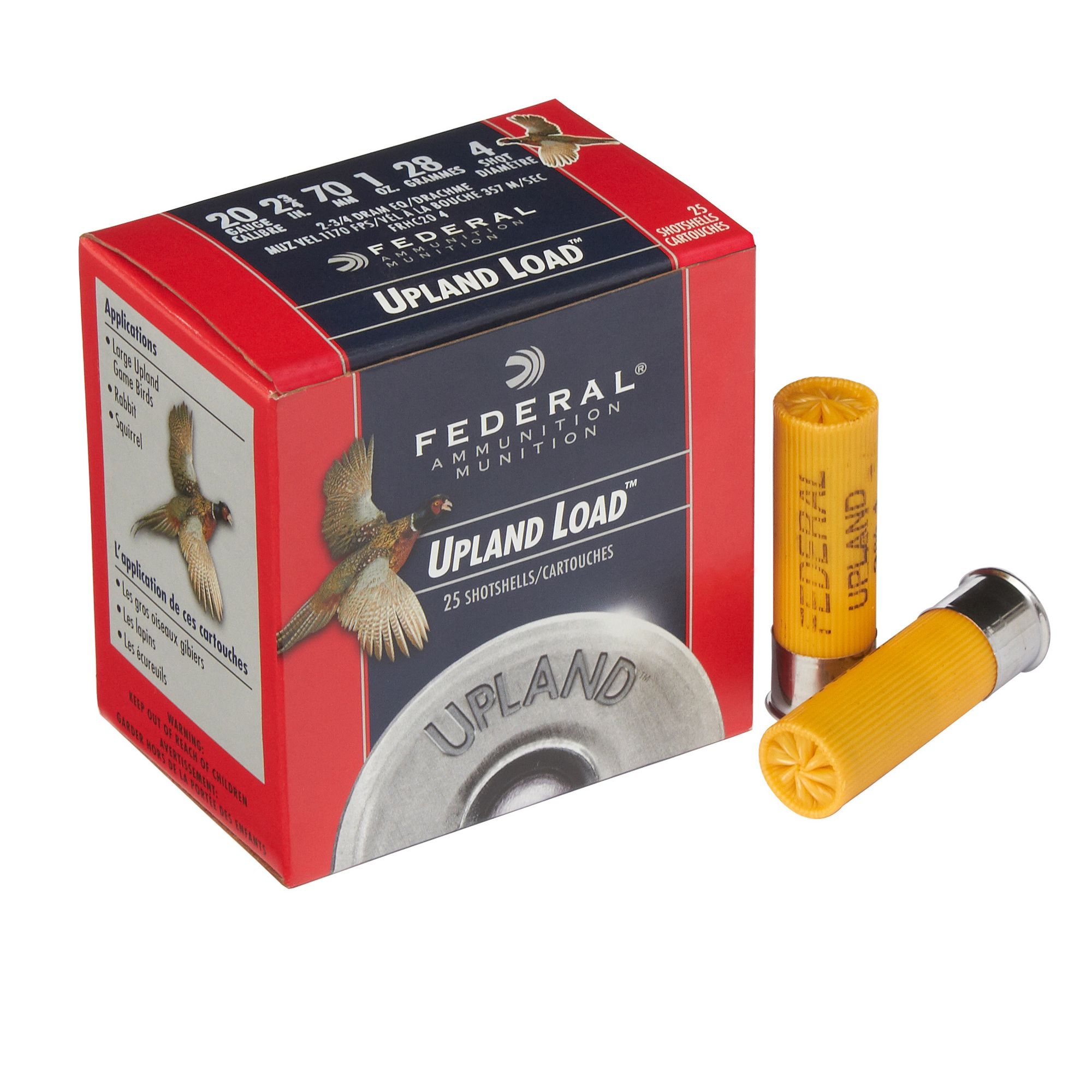 Federal Field Range 20-Gauge 2-3/4-in #4 Lead Shotgun Shells | Canadian ...