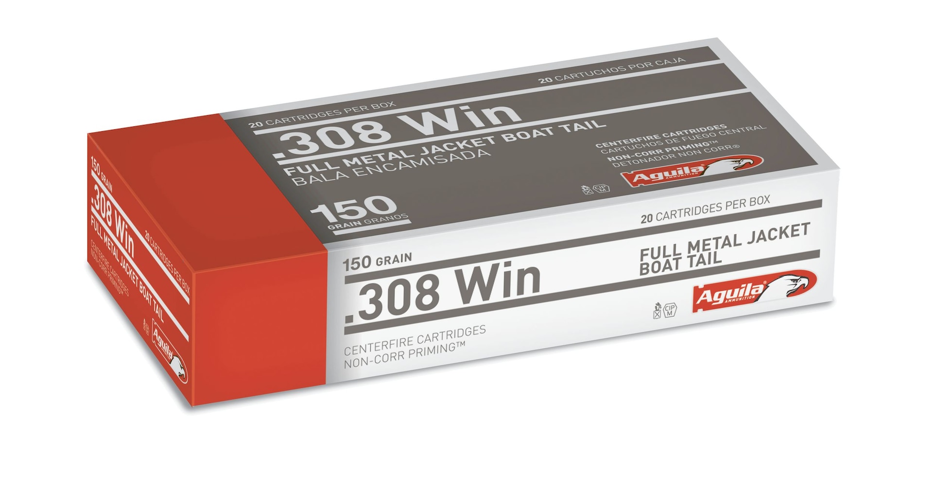 Aguila .308 Win 150-Grain Full Metal Jacket Boat Tail Ammunition, 20-pk | Canadian Tire
