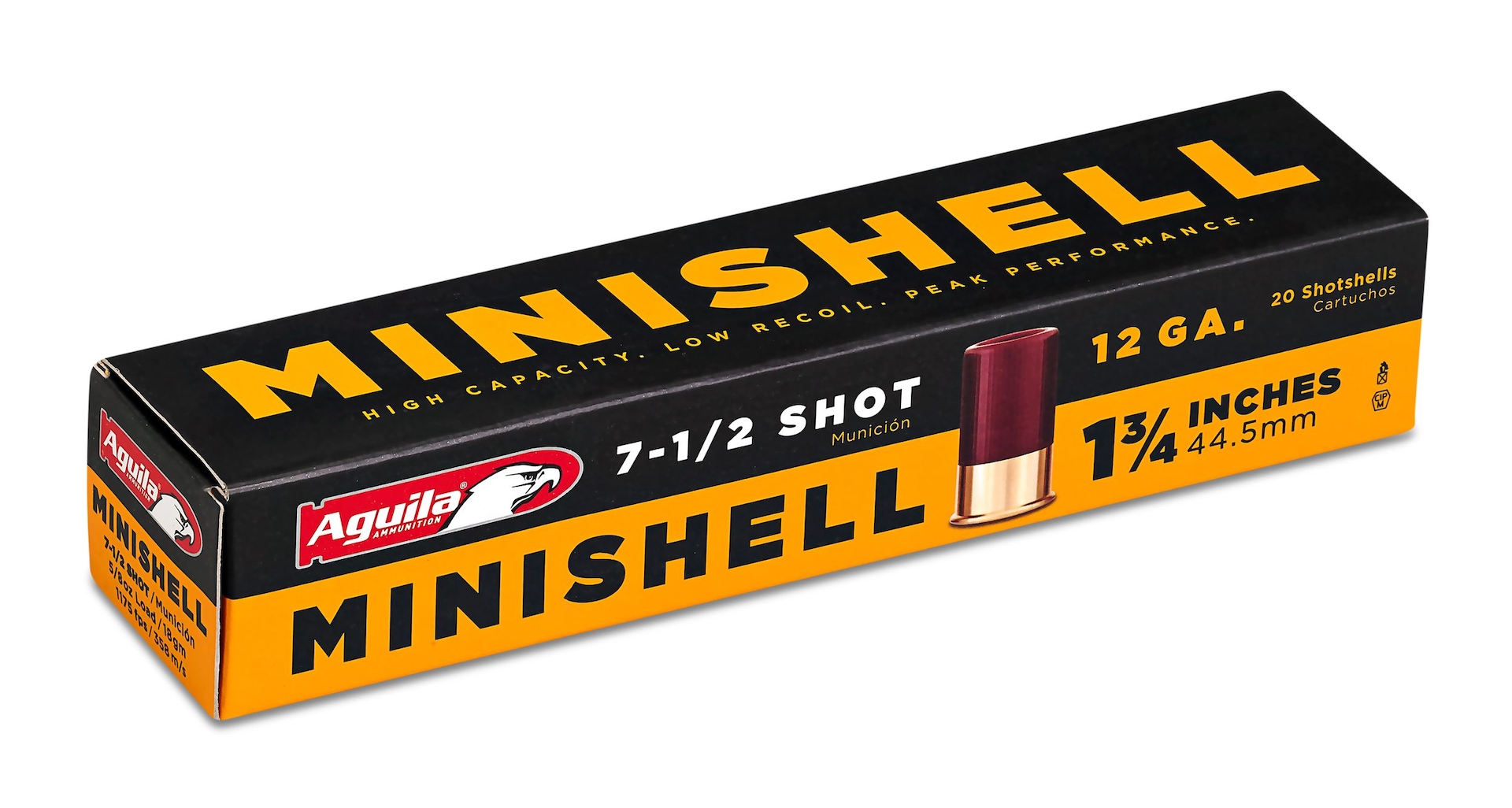 Aguila 12GA Minishell #7.5 Ammunition, 1-3/4-in, 5/8-oz, 20-pk | Canadian Tire