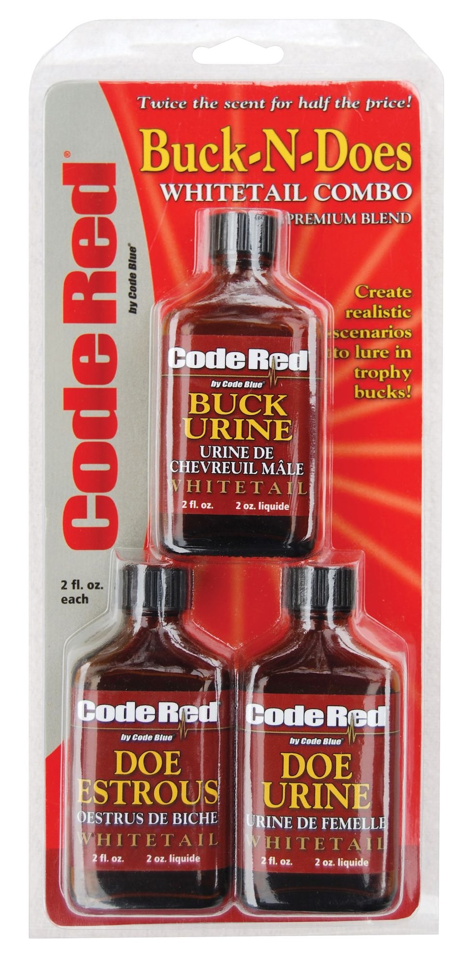 Code Blue® Code Red™ Triple Buck 'n Does Scent Com | Canadian Tire