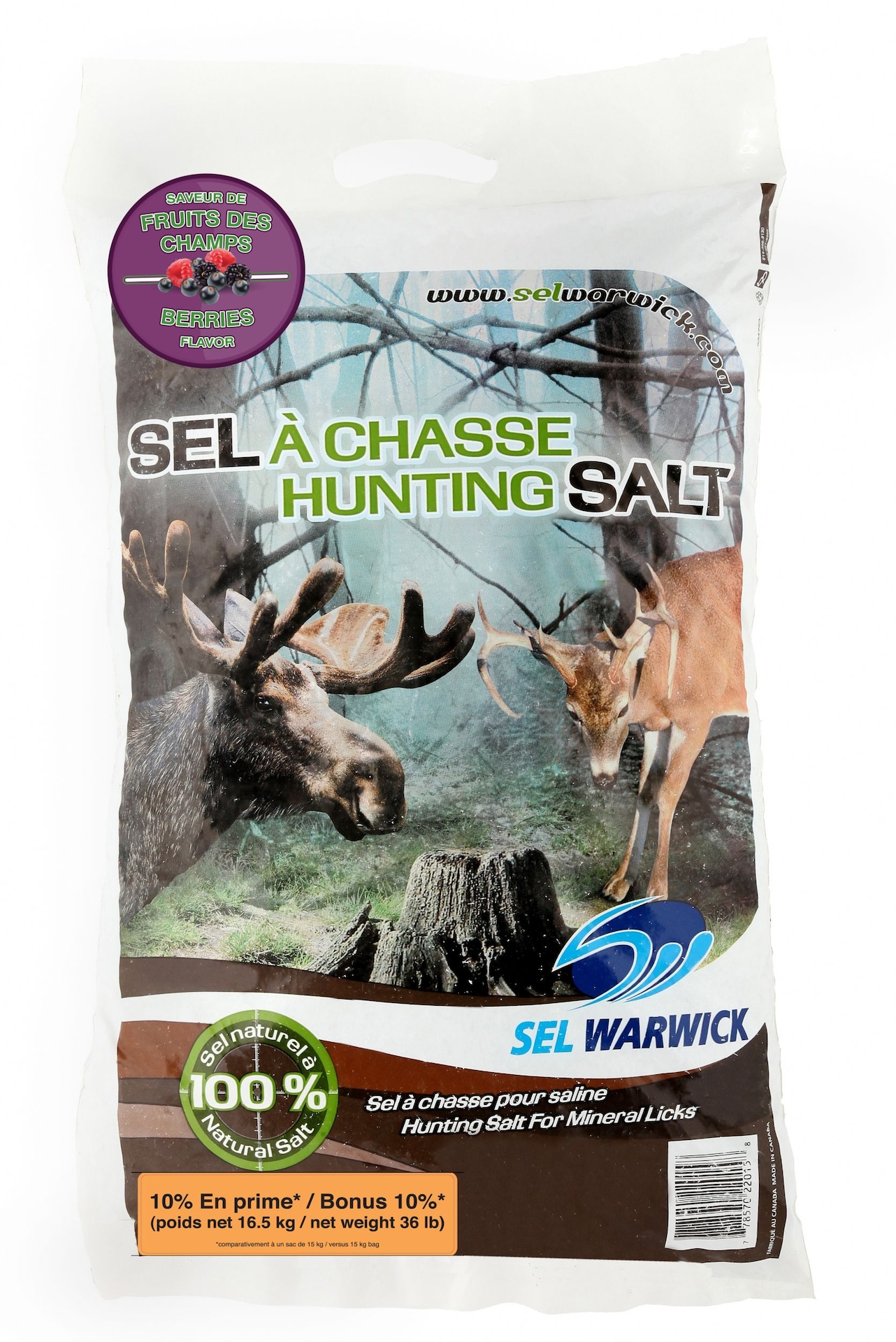 Sel Warwick Hunting Big Game Salt Attractant, Natural Salt Berries, 16. ...