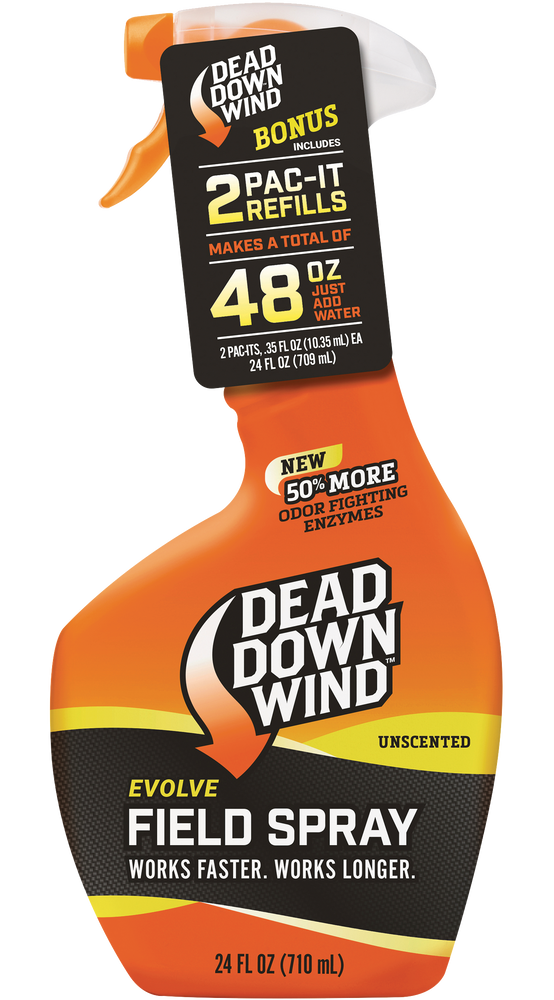 Dead Down Wind Hunting Cover Scent Field Spray, with 2 Pac-It Refills ...