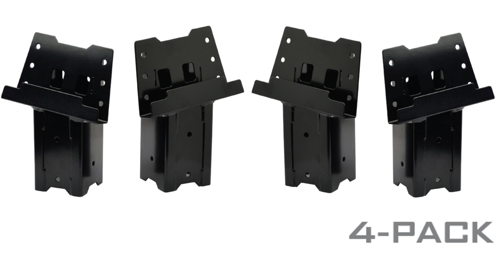 HME Outdoor Platform Bracket, Black, 4-pk | Canadian Tire