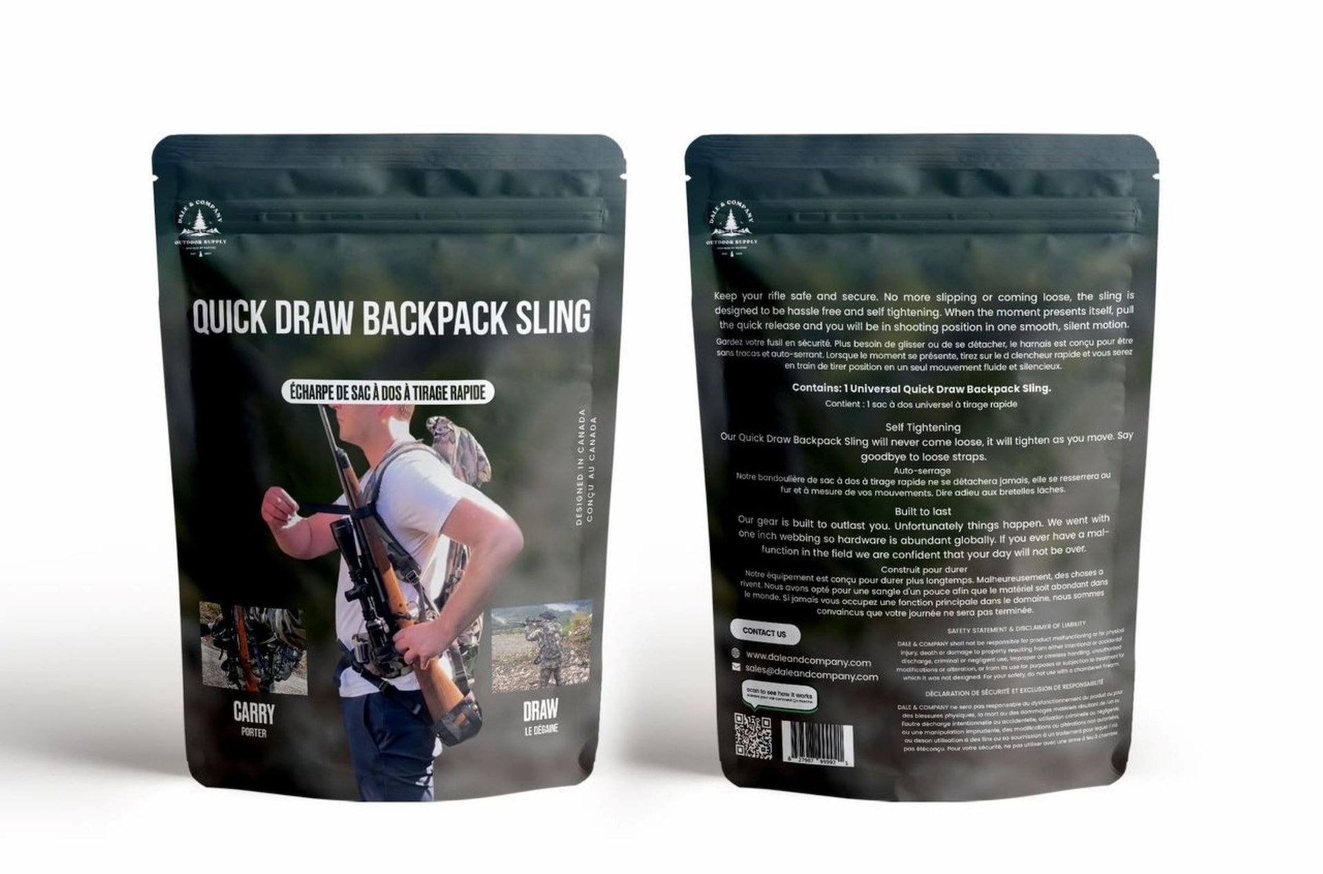 GoGirl Dale and Co Quick Release Rifle Harness | Canadian Tire