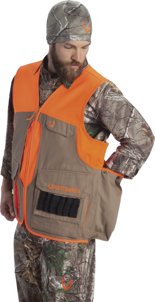 Huntshield Upland Field Water-Resistant Cotton Hunting Vest with Large ...