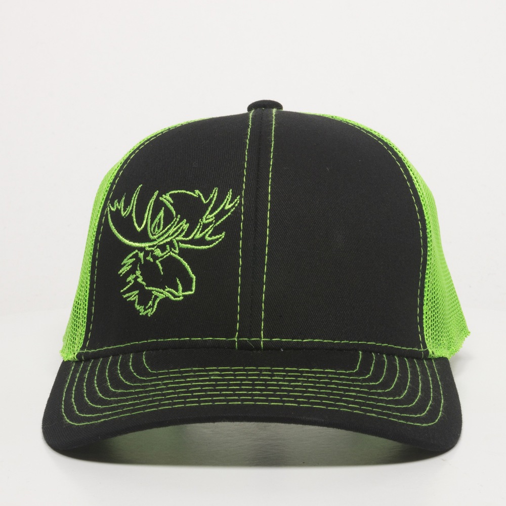 Moose Design Hunting Mesh Back Baseball CaP with Adjustable Closure ...