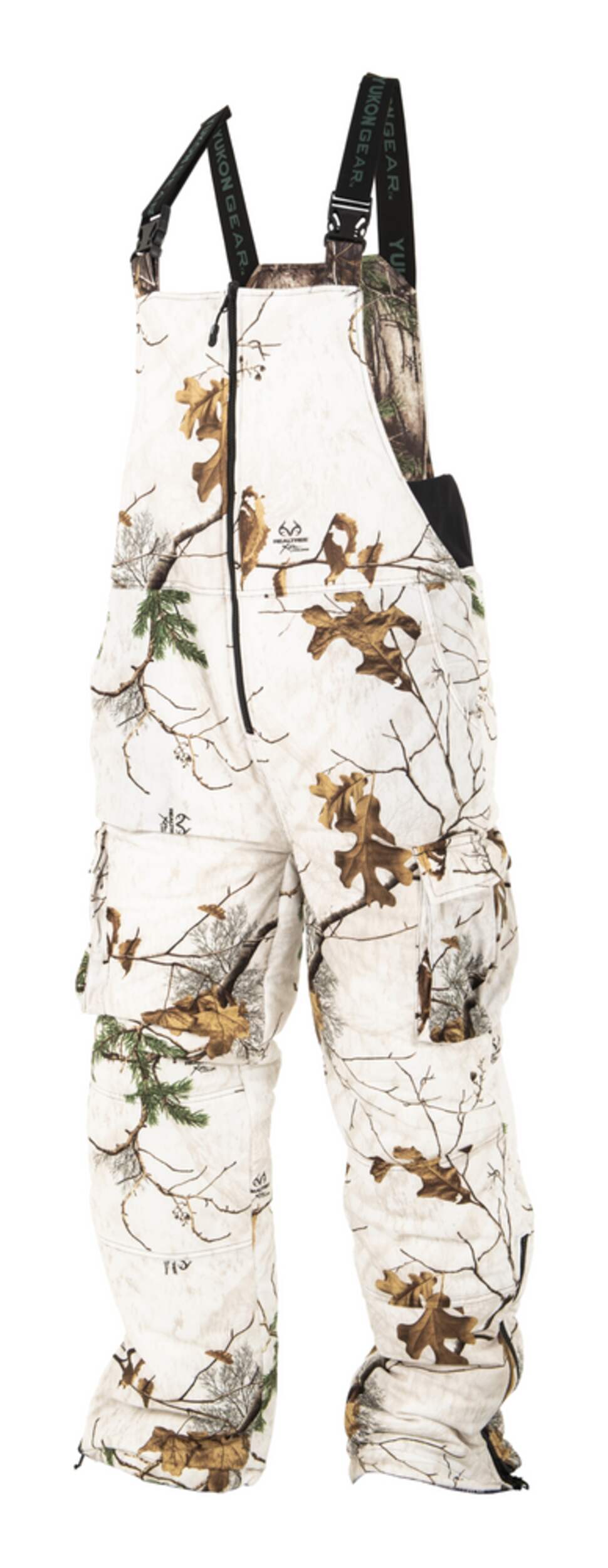 Salopette de chasse réversible et imperméable Yukon Gear pour hommes, neige/camouflage Realtree ...