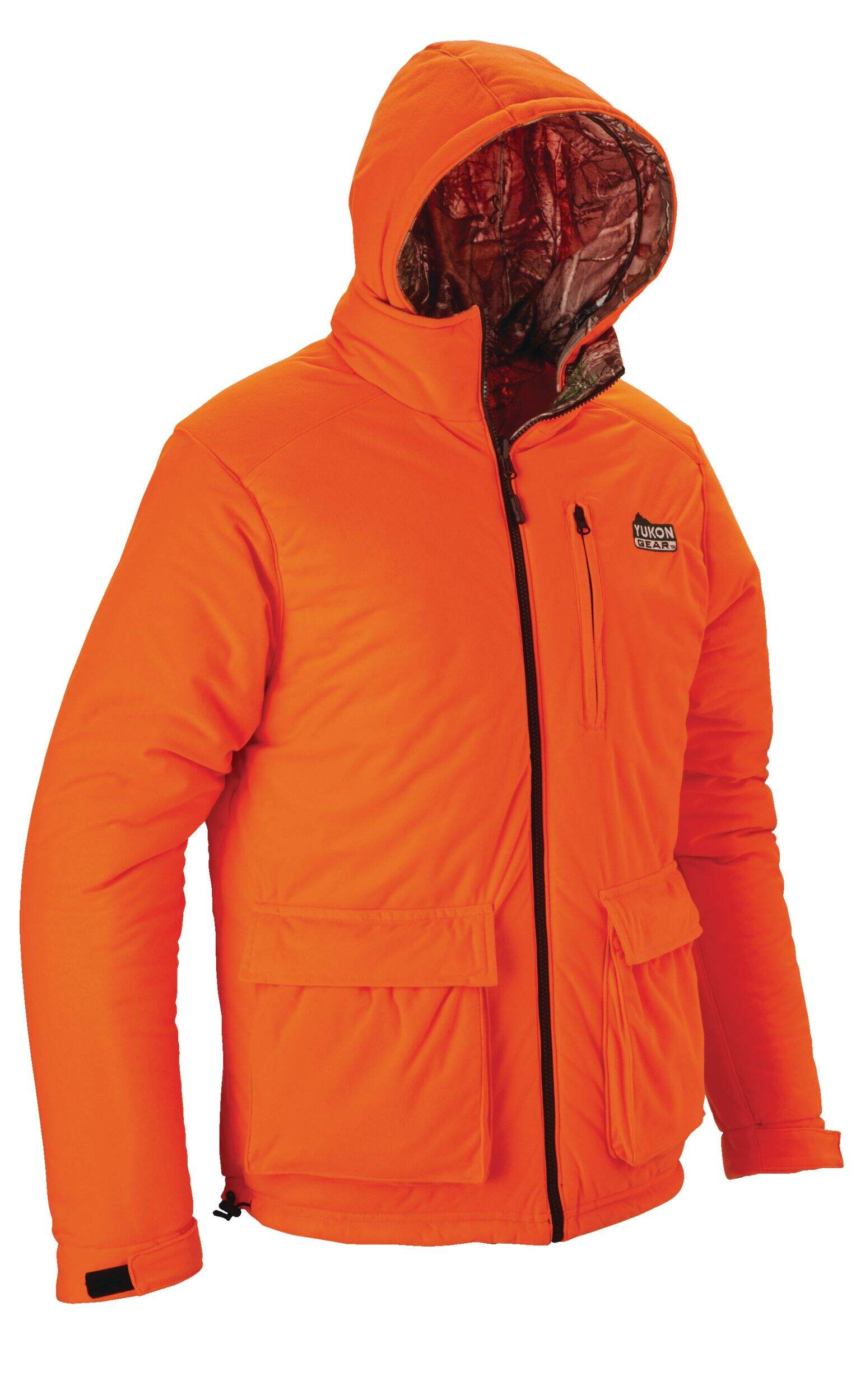 Yukon Gear Men's Reversible Waterproof Windproof Hunting Jacket, Blaze ...
