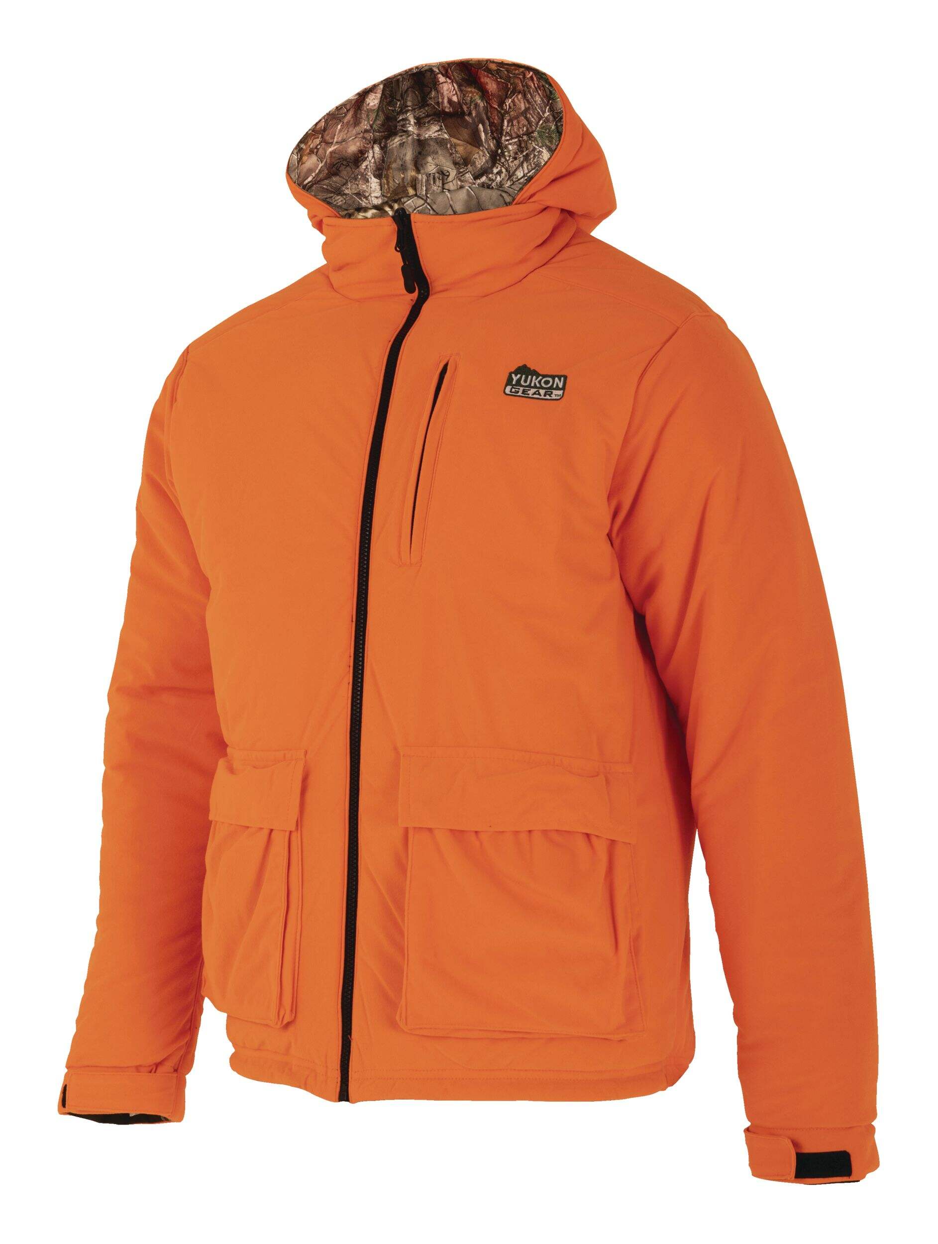 Yukon Gear Men's Reversible Waterproof Windproof Hunting Jacket, Blaze ...