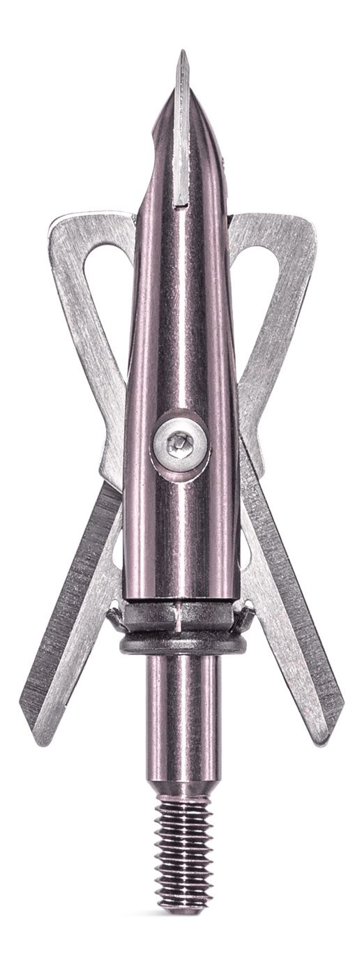 Rage 2-Blade Broadhead/Arrow Tip For Bow Archery, 100 Grain, Silver ...