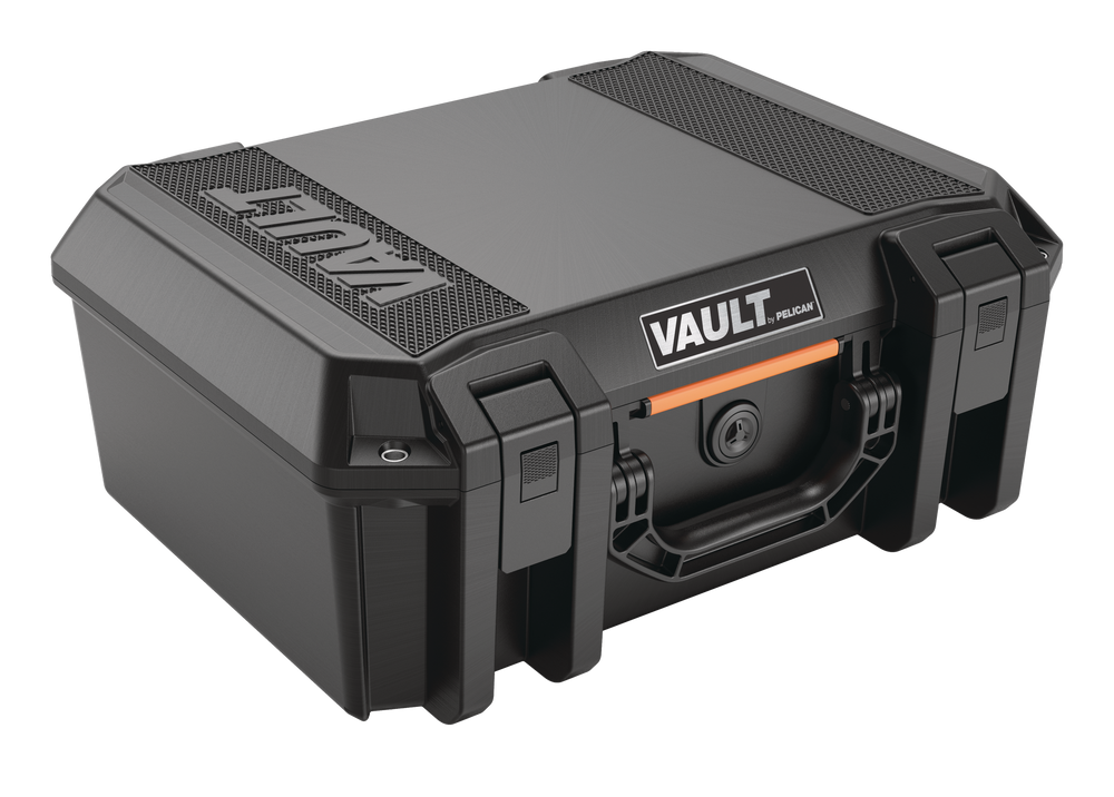 Pelican Vault V300 Pistol Large Case, Black, 17.5 x 14.2 x 7.1-in ...