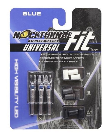 Nockturnal Universal Fit Lighted/Illuminated LED Nocks For Arrows, Red | Canadian Tire