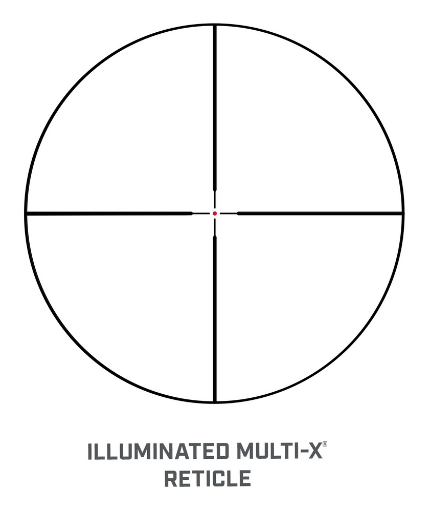 Bushnell Legend Riflescope with Multi-X Illuminated Reticle, Black, 3 ...