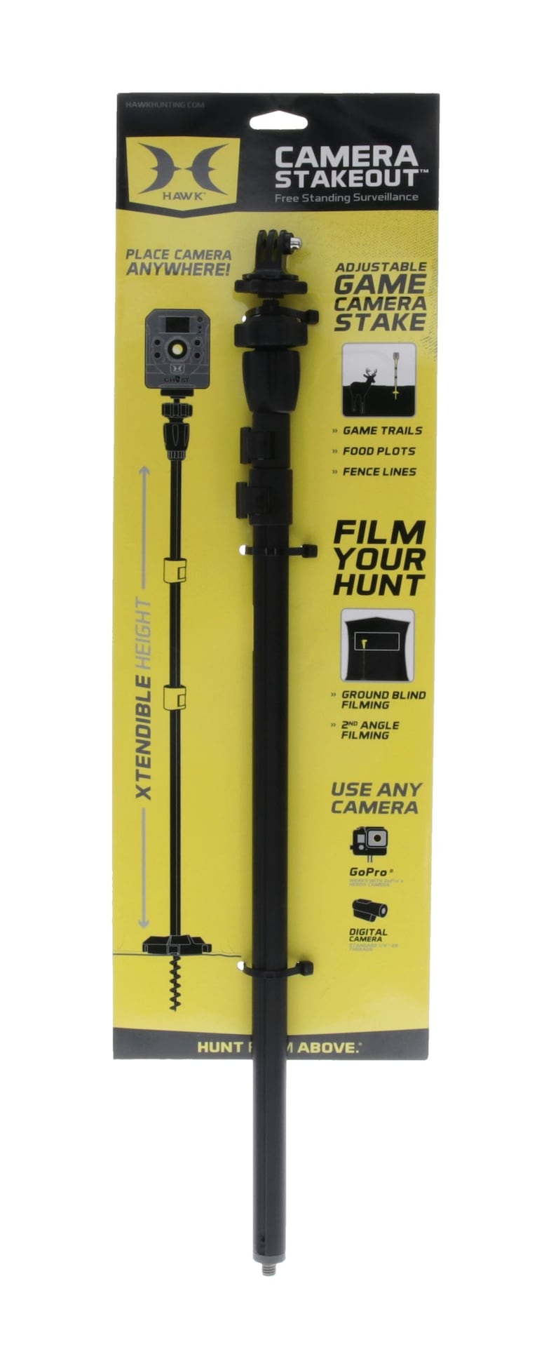 Hawk Lightweight Hunting Camera Stakeout System, Metal, Black ...