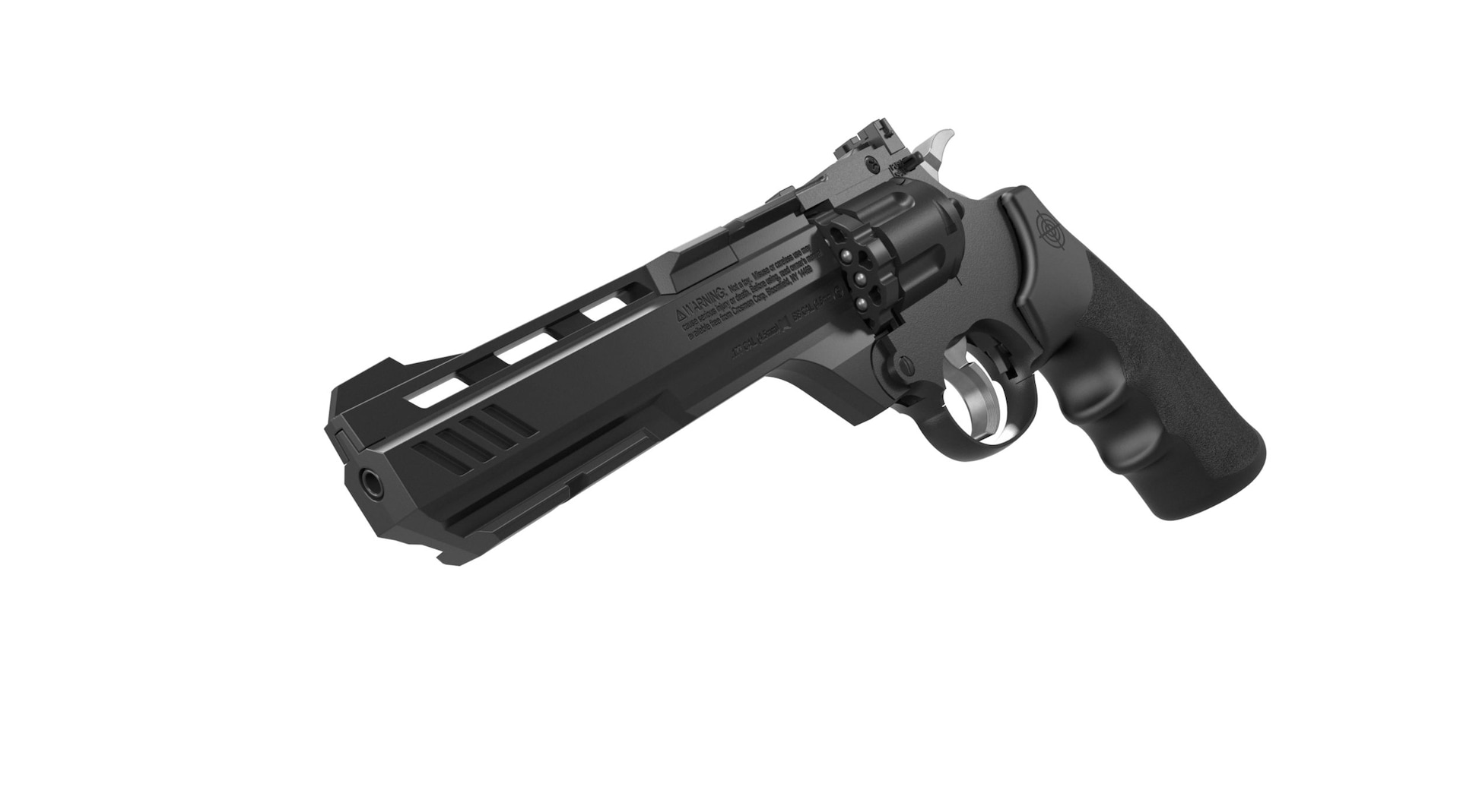 Crosman® Vigilante 357 CO2 Air Revolver for Pellets and BBs, Double ...