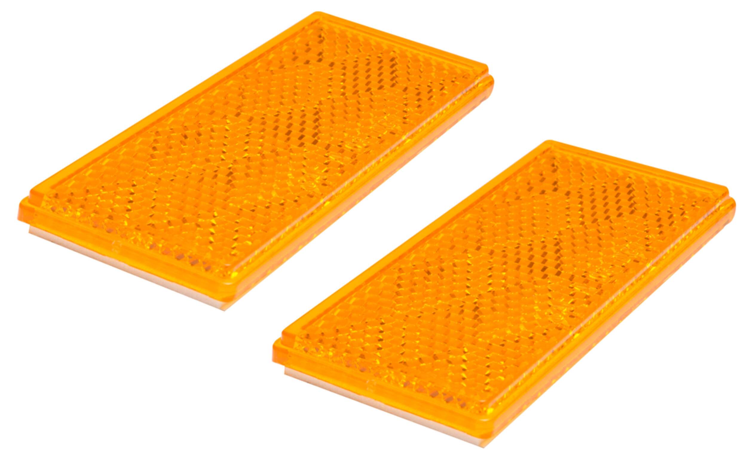 Rectangle Reflectors, Amber | Canadian Tire
