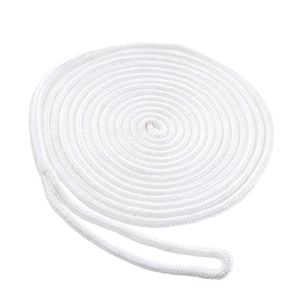 Corde Doublement Tress e En Nylon De Qualit Pour Quai Blueline Blanc corde-doublement-tress-e-en-nylon-de-qualit-pour-quai-blueline-blanc