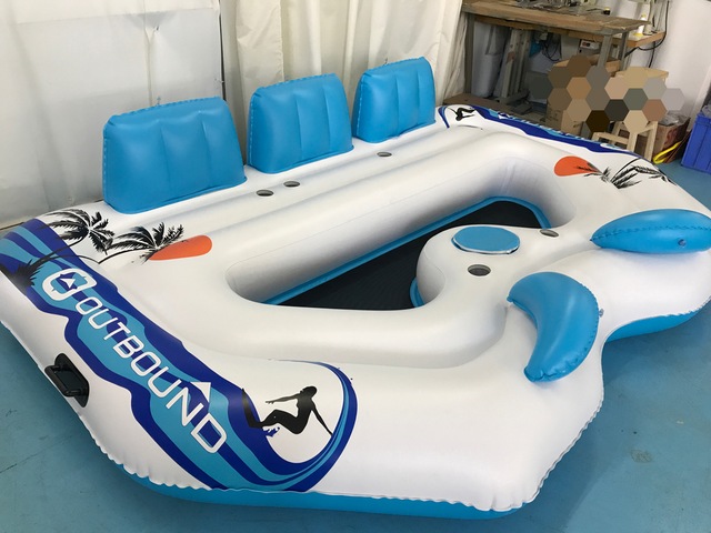 Outbound Floating Party Island Lake Inflatable, 5-person | Canadian Tire