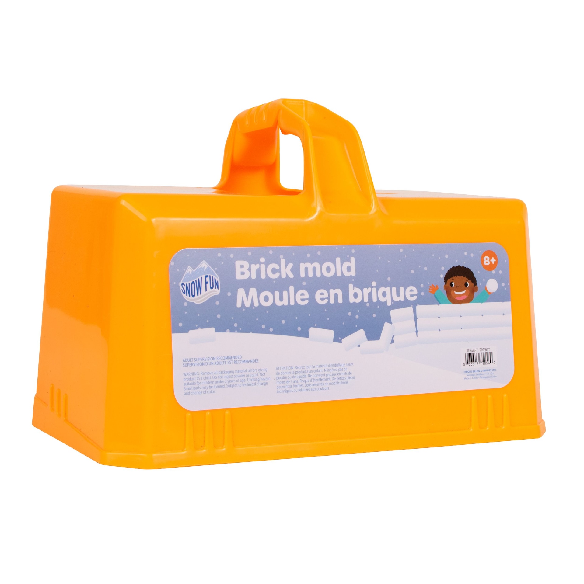 Snow Fun Kids' Plastic Snow Brick/Block Maker Mold, Winter Outdoor Snow ...