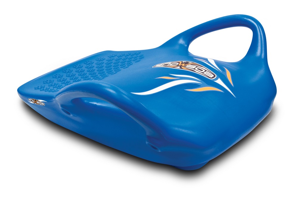 Snow Bob Kids' 1-Person Lightweight Plastic Winter Snow Sled/Toboggan w ...