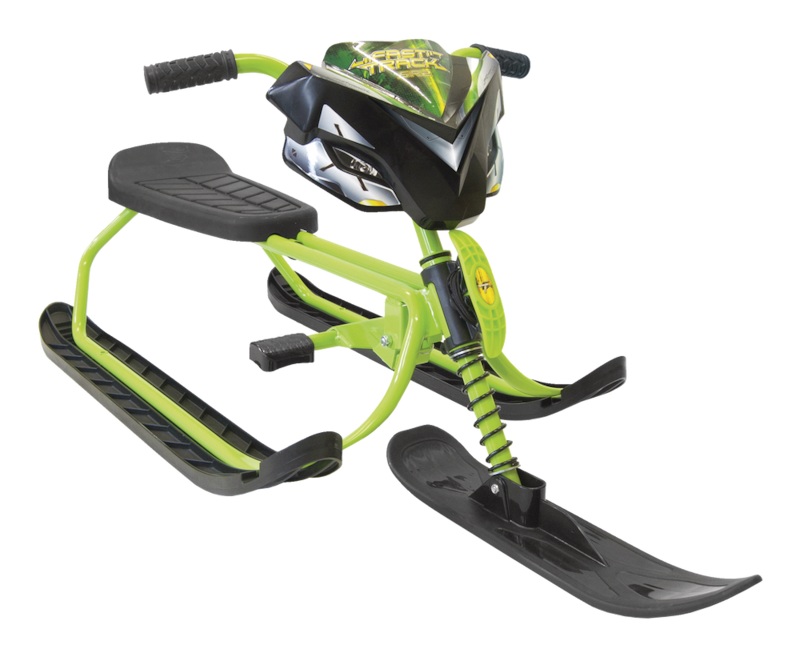 Snow Runner Bike Kids' 1-Person Metal Winter Snow Racer Ski Sled w ...