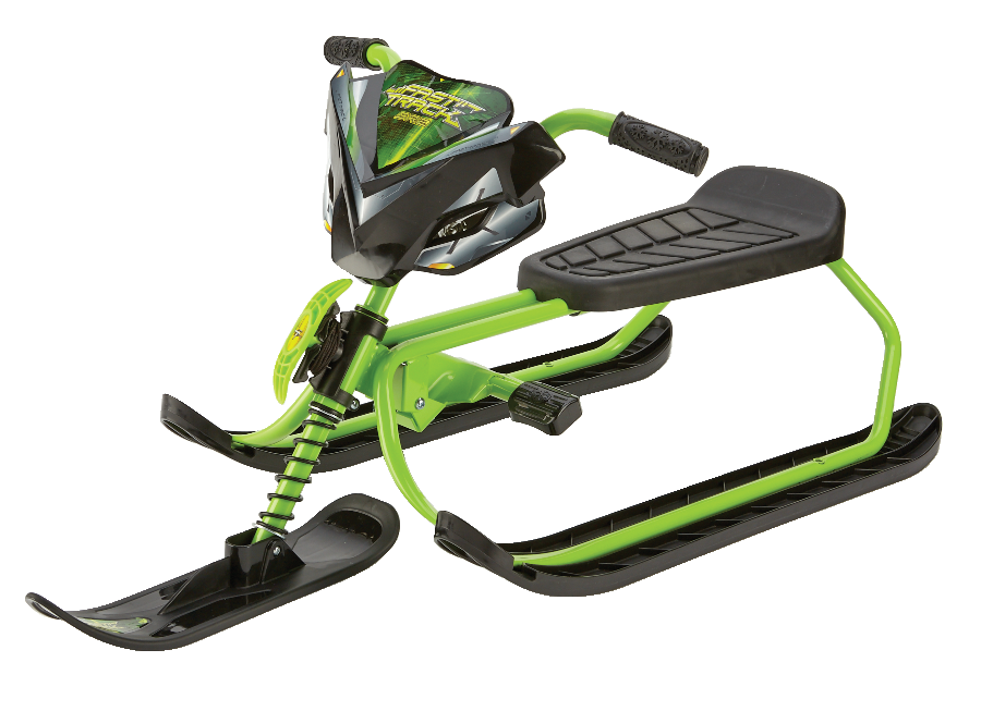 Snow Runner Bike Kids' 1-Person Metal Winter Snow Racer Ski Sled w ...