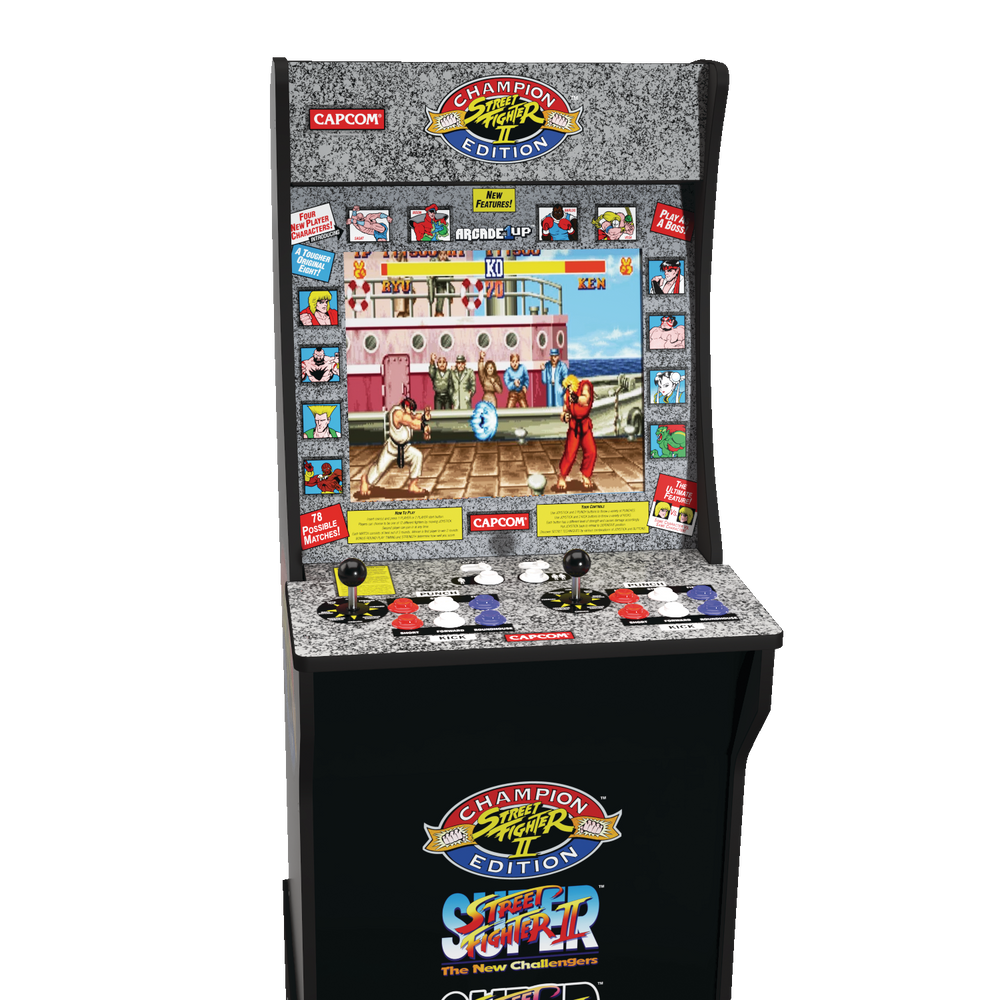 Arcade1Up Street Fighter Capcom Legacy Edition Arcade Machine with Riser | Canadian Tire