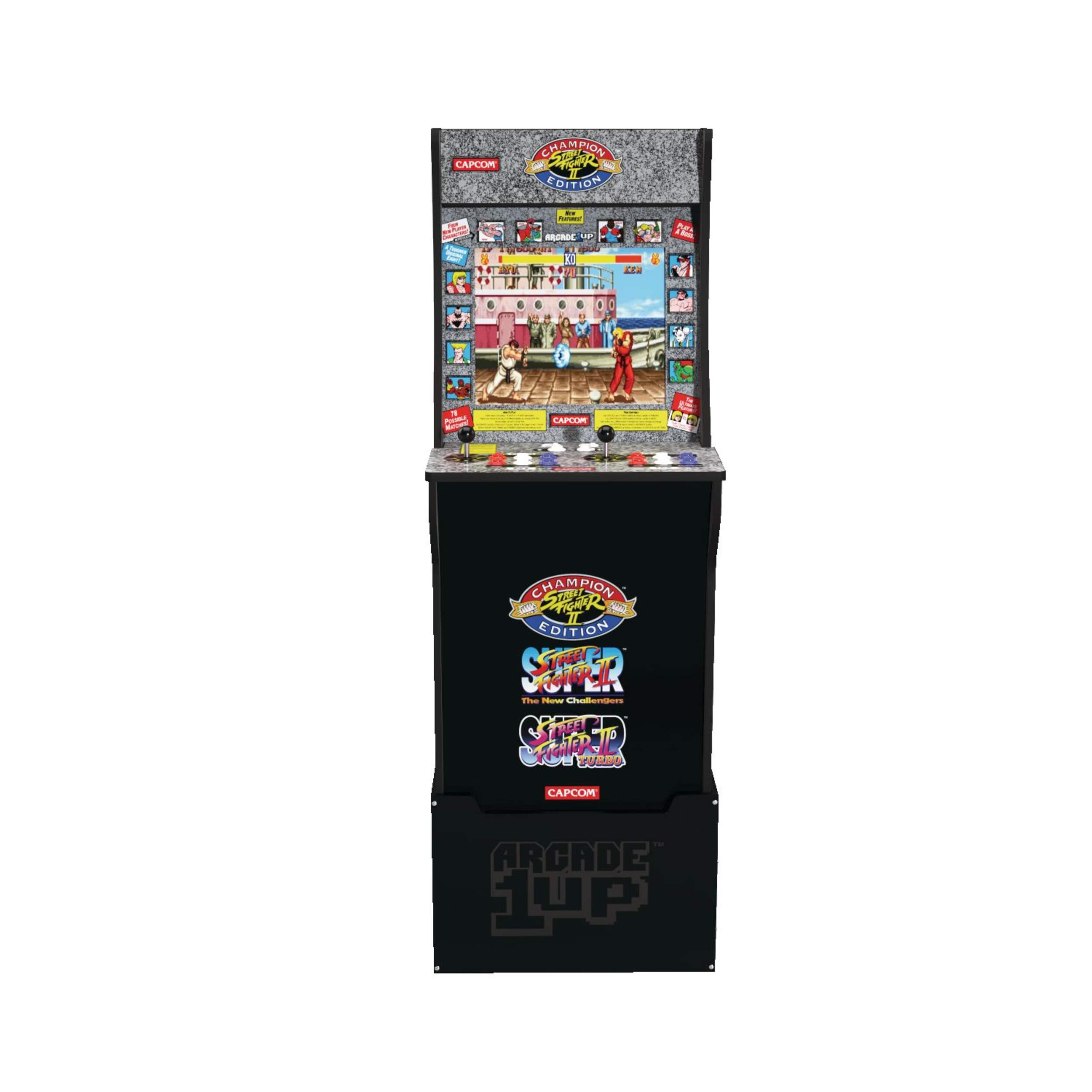 Arcade1Up Street Fighter Capcom Legacy Edition Arcade Machine with Riser | Canadian Tire