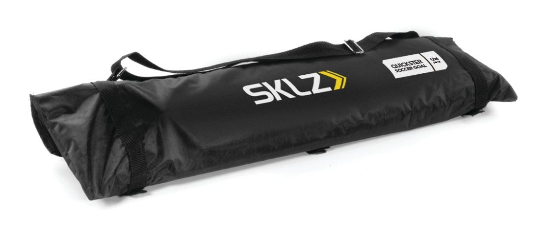 SKLZ Quickster Portable Training Soccer Goal Net w/ Carry Bag, 12-ft x ...