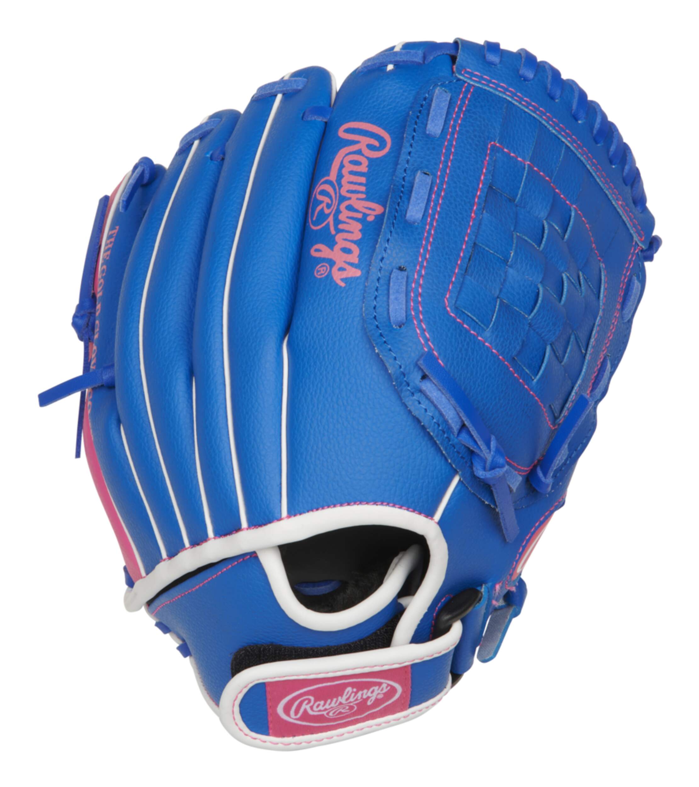 Rawlings Blue & Pink Baseball Glove, Regular, 11-in | Canadian Tire
