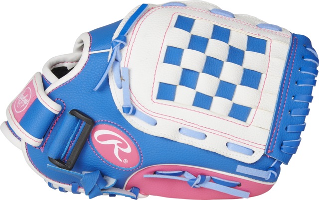 Rawlings Blue & Pink Baseball Glove, Regular, 11-in | Canadian Tire