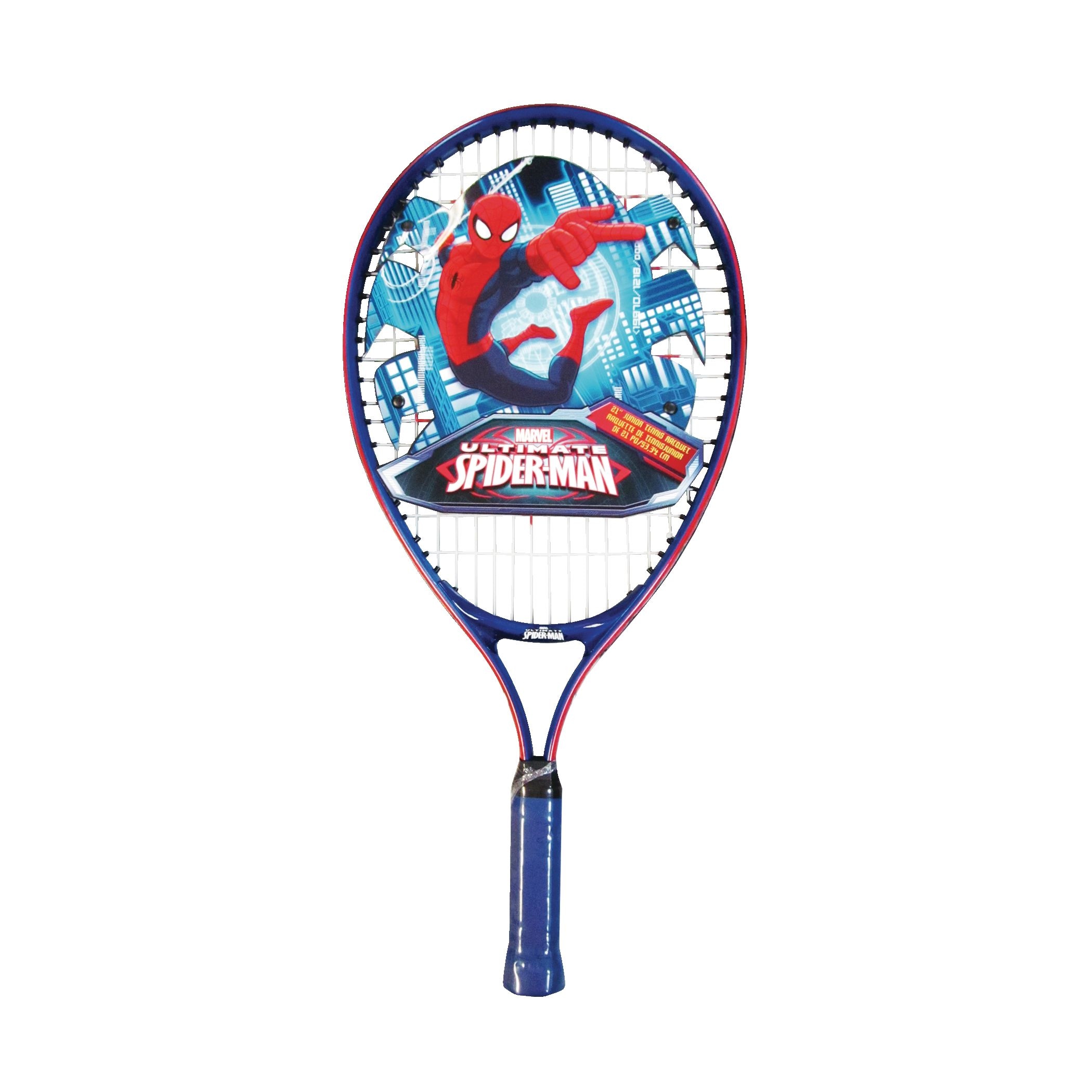 Marvel Ultimate Spiderman Kids' Junior Tennis Racquet/Racket, Blue/Red ...