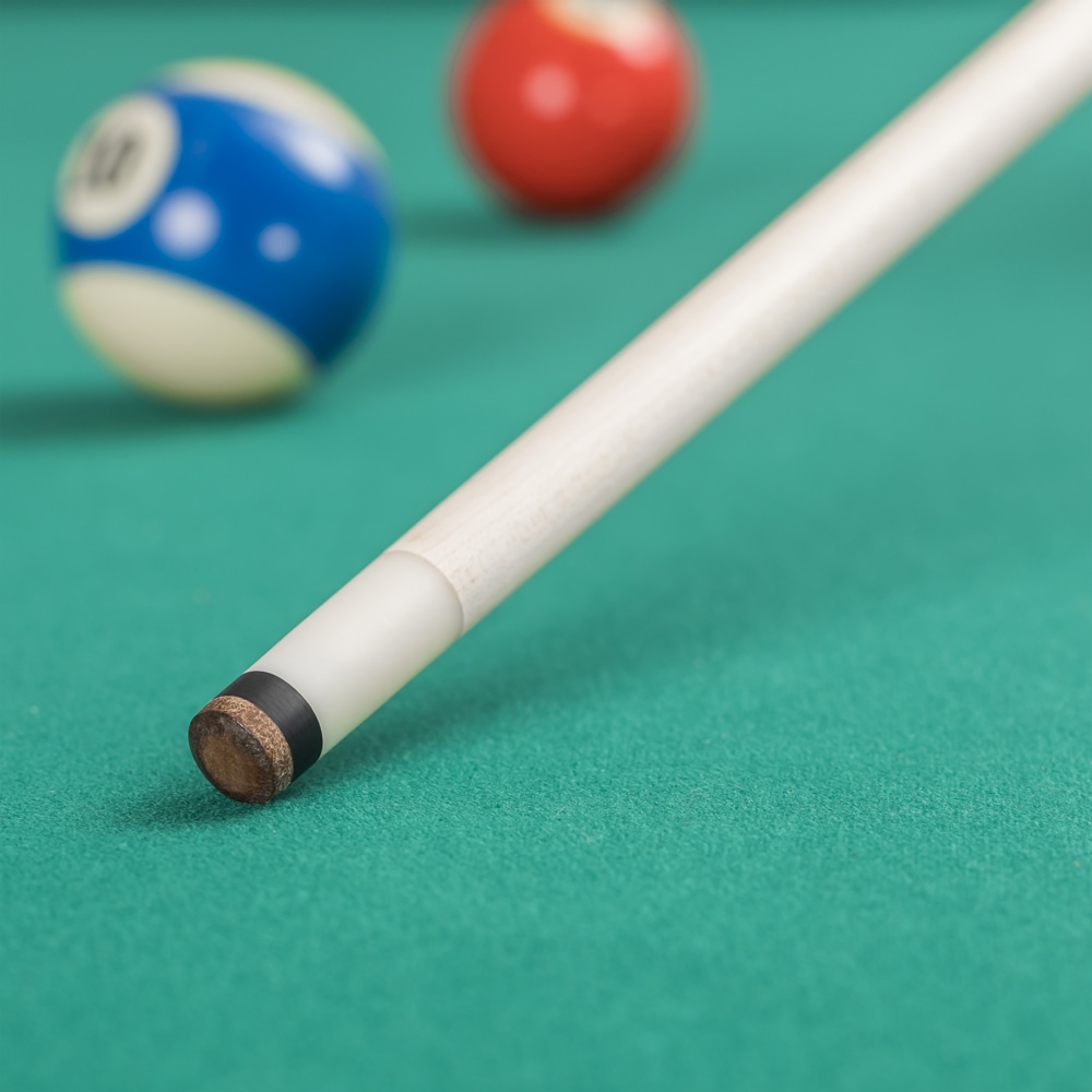 EastPoint Classic Maple Wood 2-Piece Billiard/Pool Cue w/ Screw-On ...