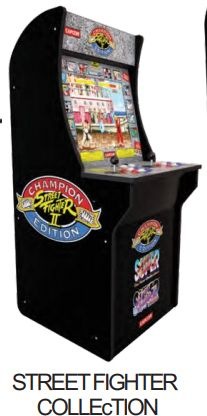 Arcade1Up Street Fighter ll Champion Edition Capcon 3-in-1 Arcade Game ...