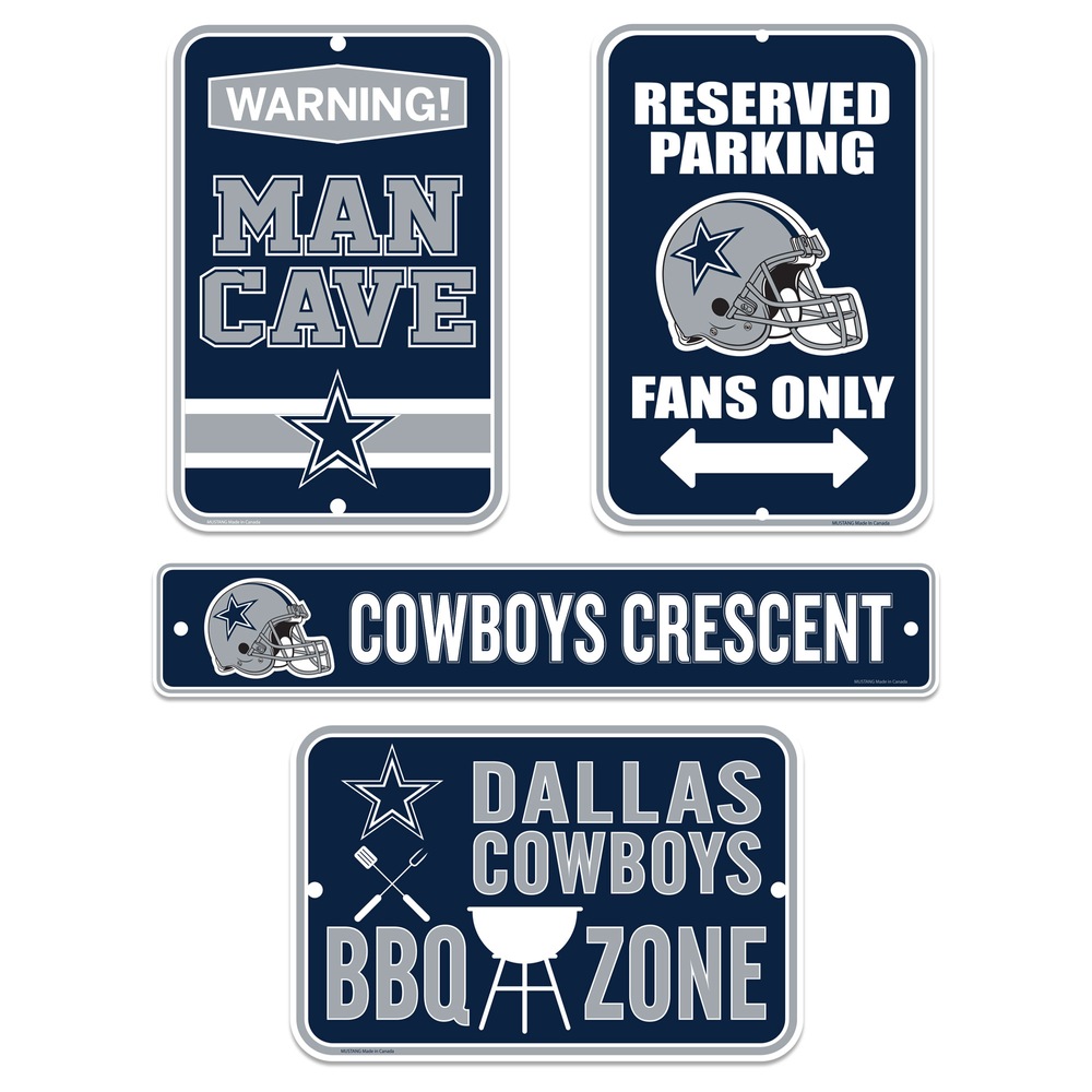 Dallas Cowboys NFL Fan Sign Set, 4-pk | Canadian Tire