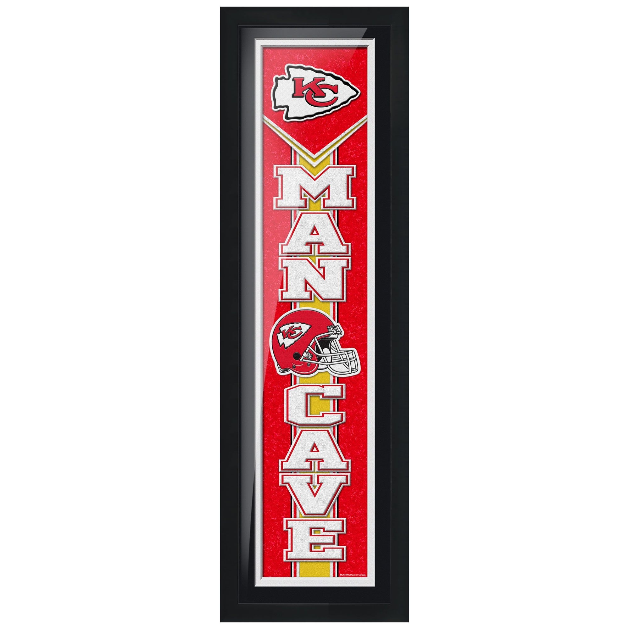 Kansas City Chiefs Team Man Cave Framed Artwork, 6 x 22-in | Canadian Tire