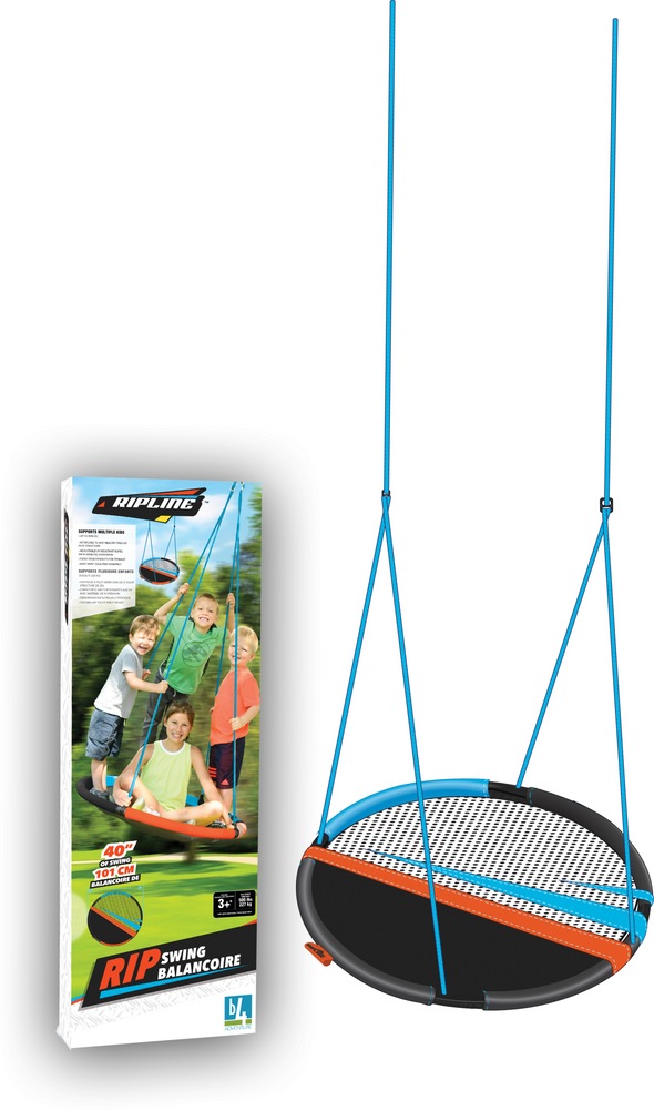 Ripline Adventure Round Tree Swing, 40-in, Easy Assembly, Kids Ages 5 ...