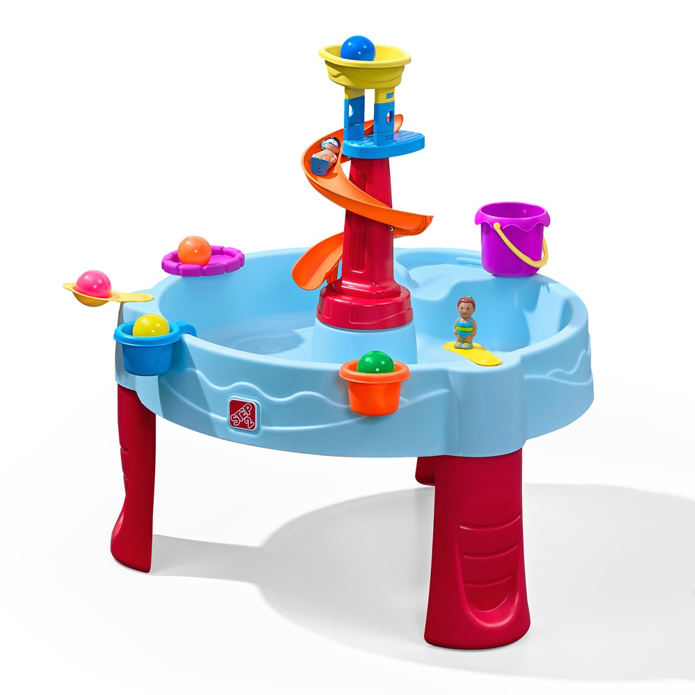 Step2 Outdoor Portable Spiral Slide Water Table, Kids Ages 2 ...