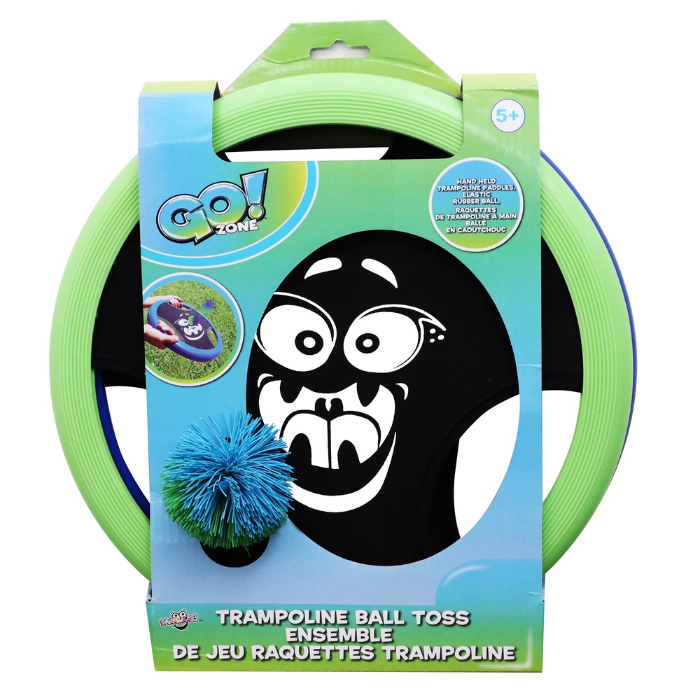 Go! Zone Indoor/Outdoor Versatile Trampoline Ball Toss Game & Activity ...